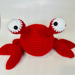 Craig the Crochet Crab Stuffed Animal Toy | Made to Order - Etsy Canada