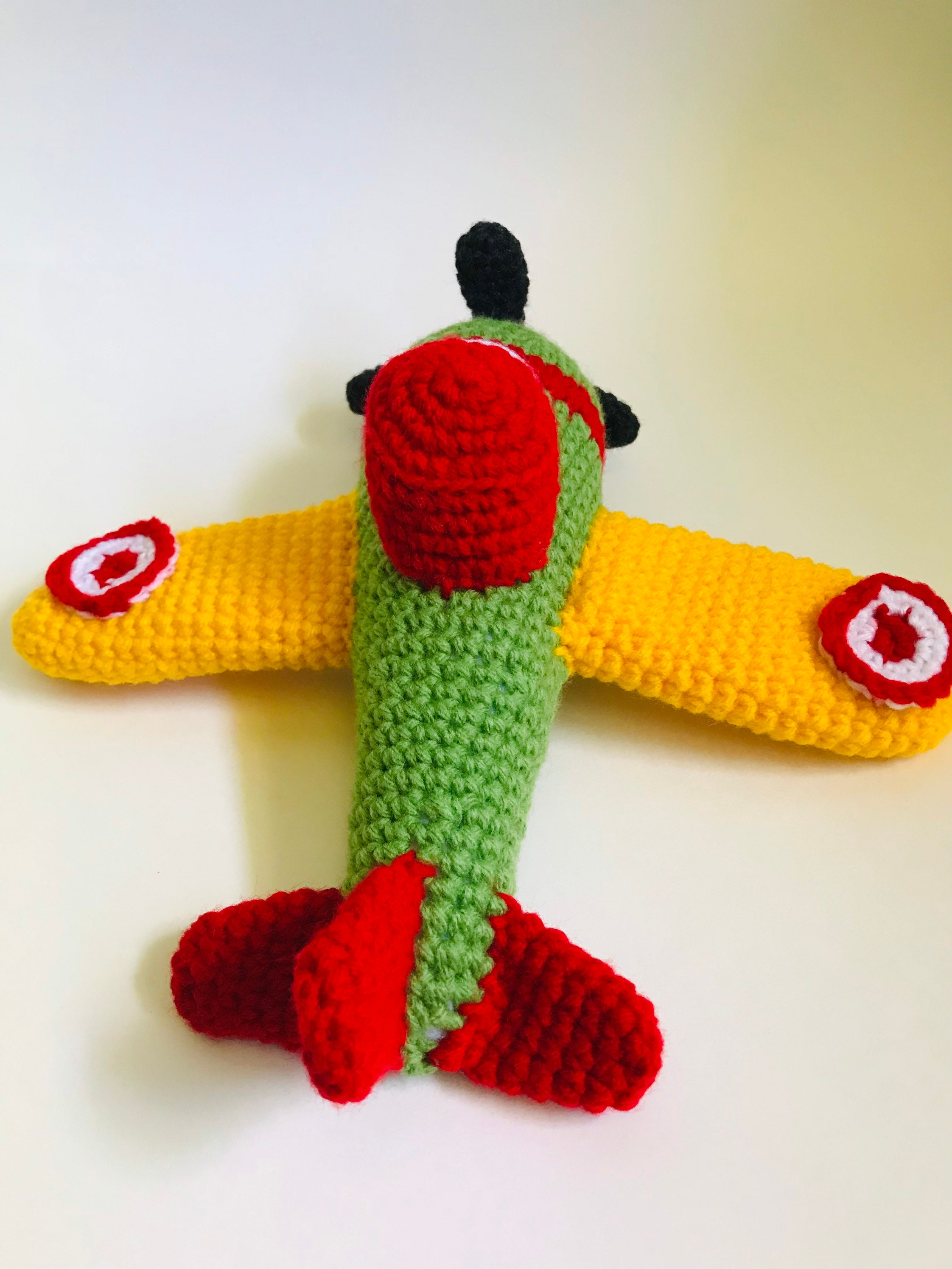 Crochet Airplane Stuffed Toy | Made to Order - Etsy