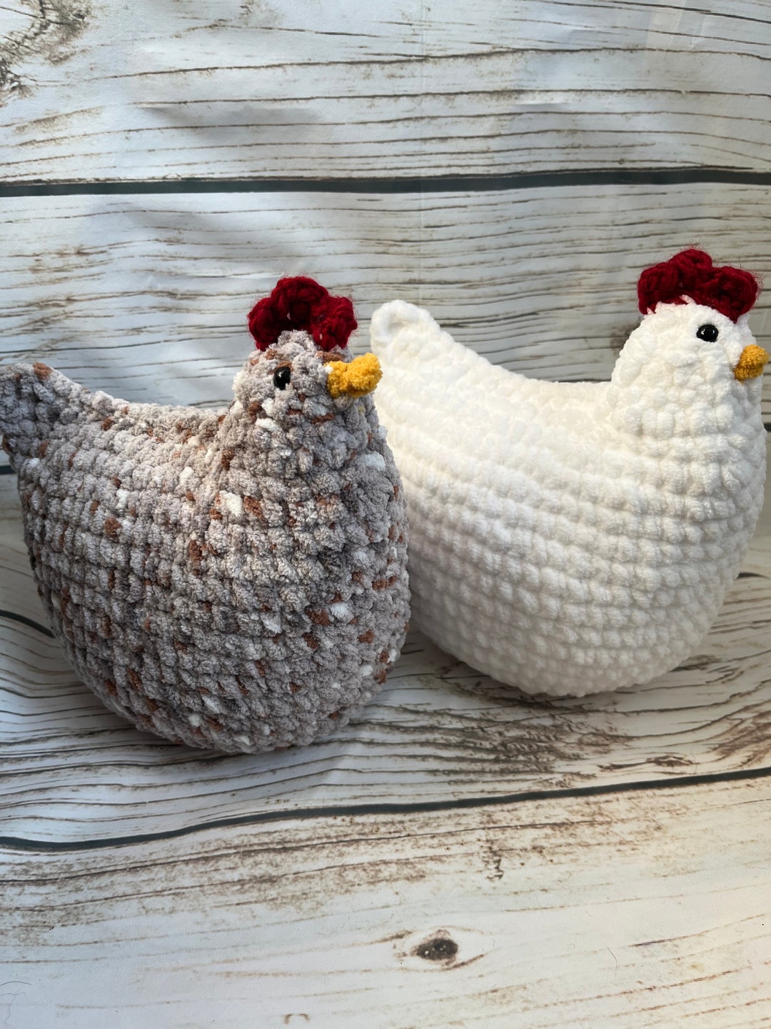 Crochet Chicken Stuffed Toy Animal | Baby Shower Gift | Amigurumi ...