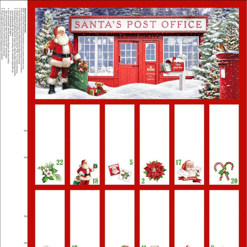 Advent Calendar Panel - Etsy Canada