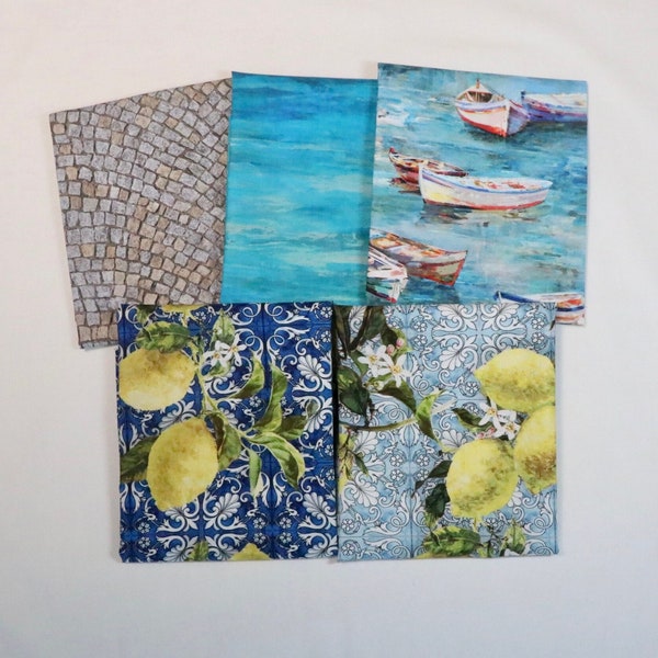 Mediterranean Fabric - Etsy