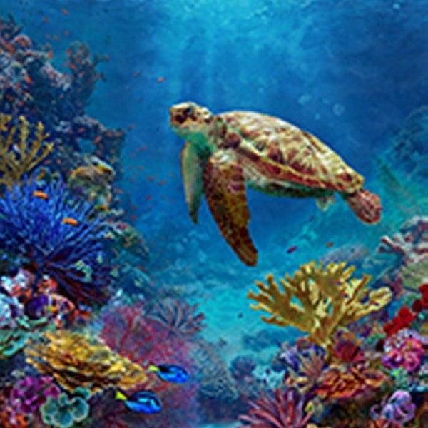 Sea Turtle Panel - Etsy