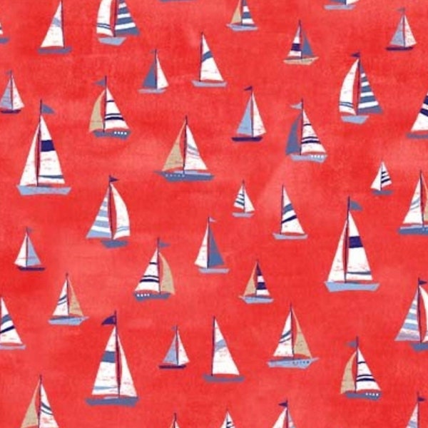 Sailboat Fabric - Etsy