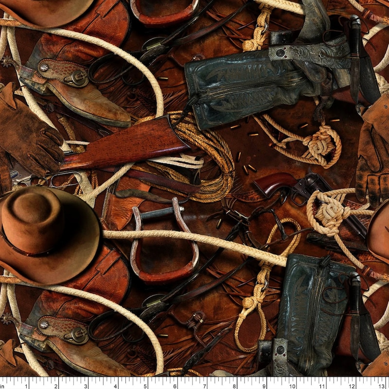 Hoffman Western Fabric - Etsy