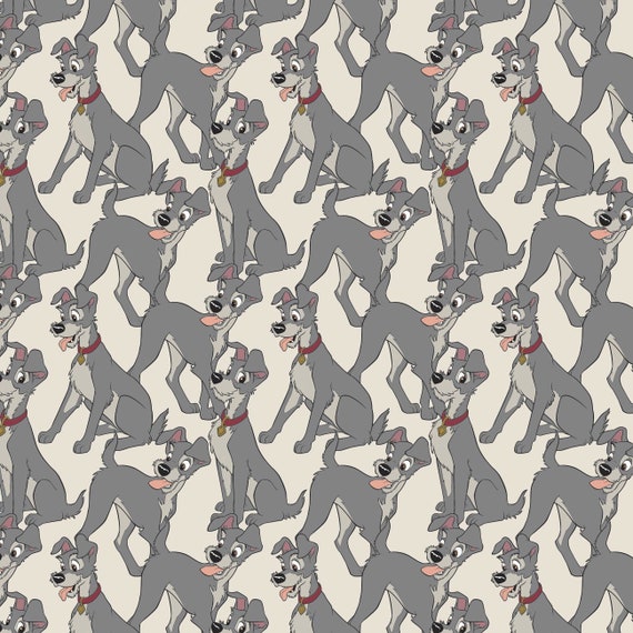 Disney Lady and the Tramp Pattern 85230303-01 Cream | Etsy