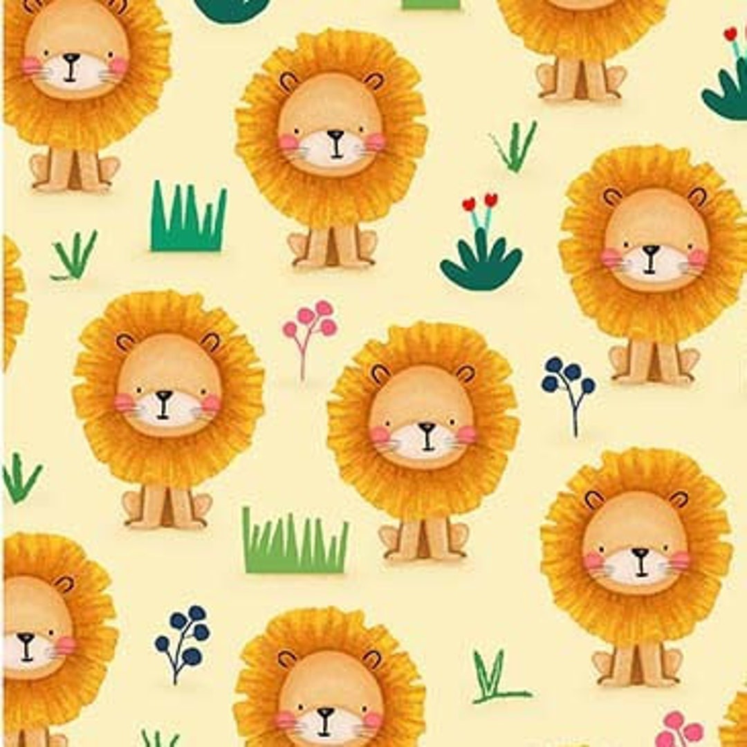 Jungle Paradise - Pride Cub - Pattern #CX11070-YELL-D - by Michael ...