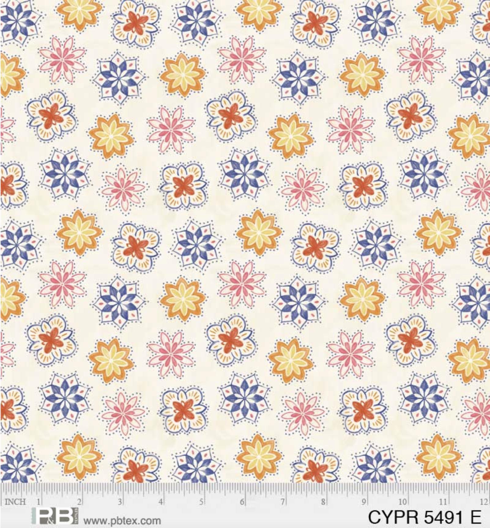 Cyprus - #CYPR 5491 E - Tossed Tile Designs - by Janelle Penner for P ...