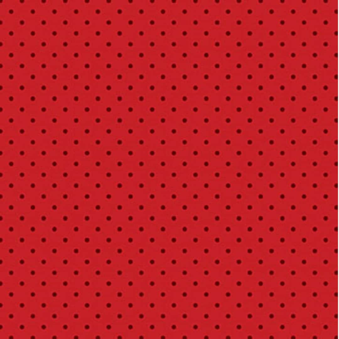 Christmas Traditions - Red With Mini Polka Dots - #24557-24 - Northcott ...