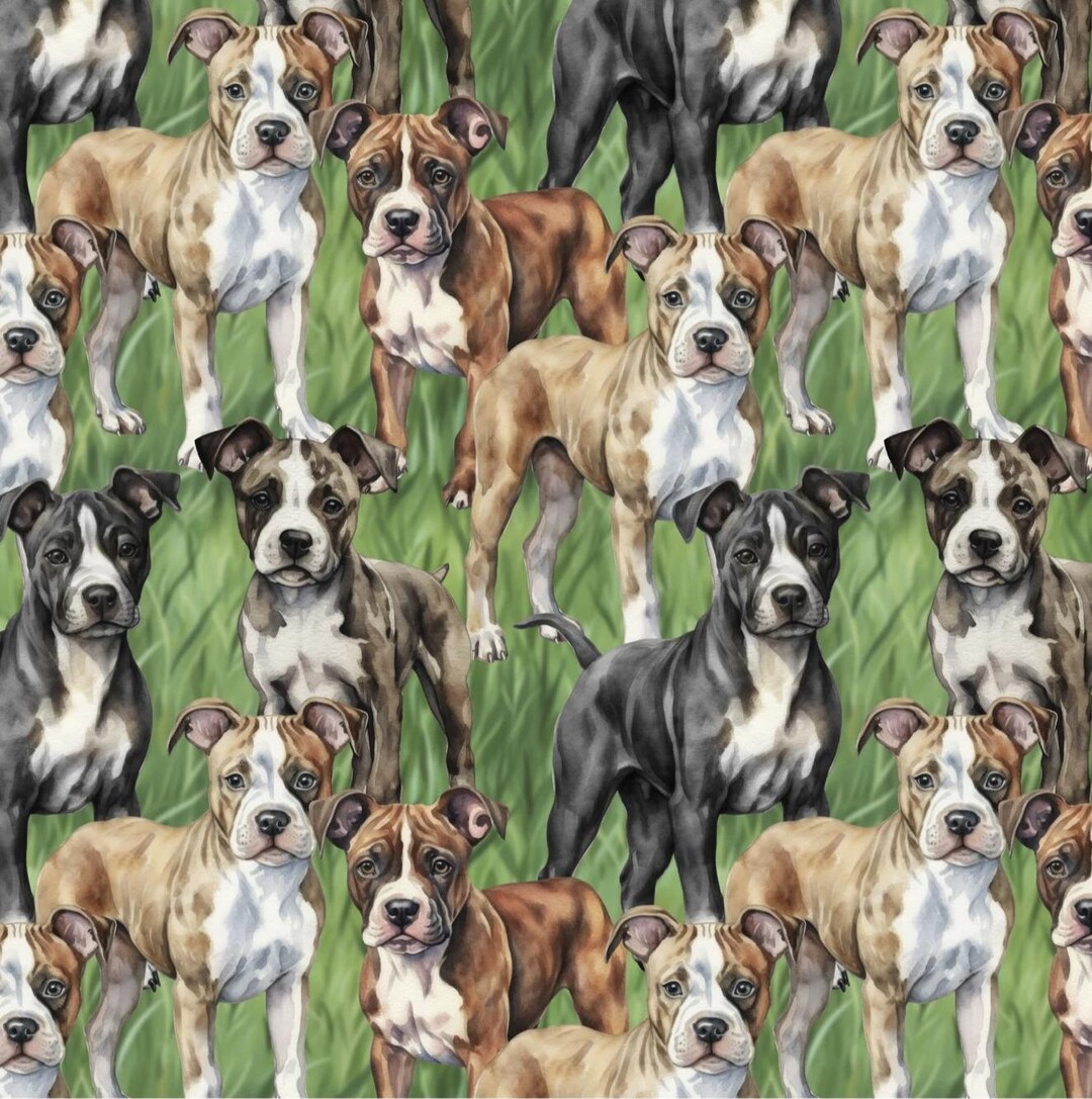 CUSTOM BOXER SHORTS, Made to Order - Pit Bulls - Gift for Dog Owner ...