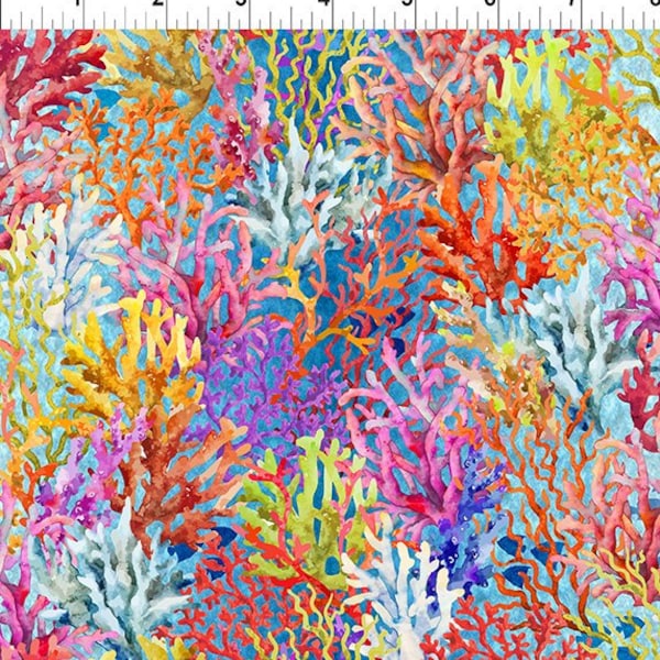 Coral Fabric - Etsy