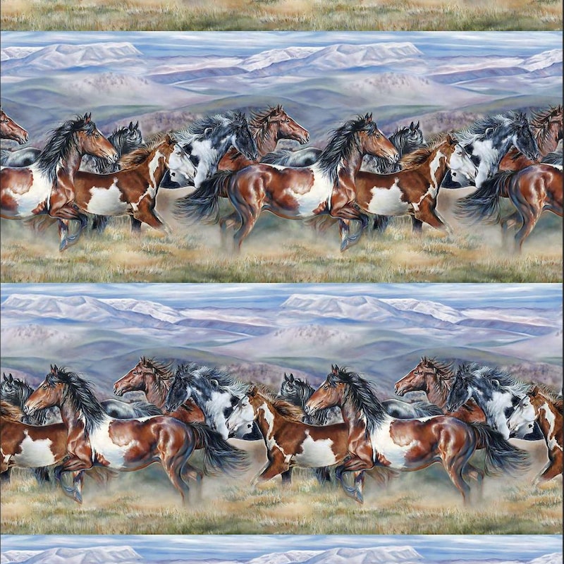 Horse Fabric for Border - Etsy