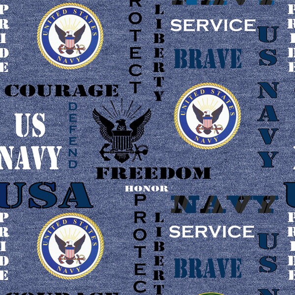 Navy Fabric - Etsy