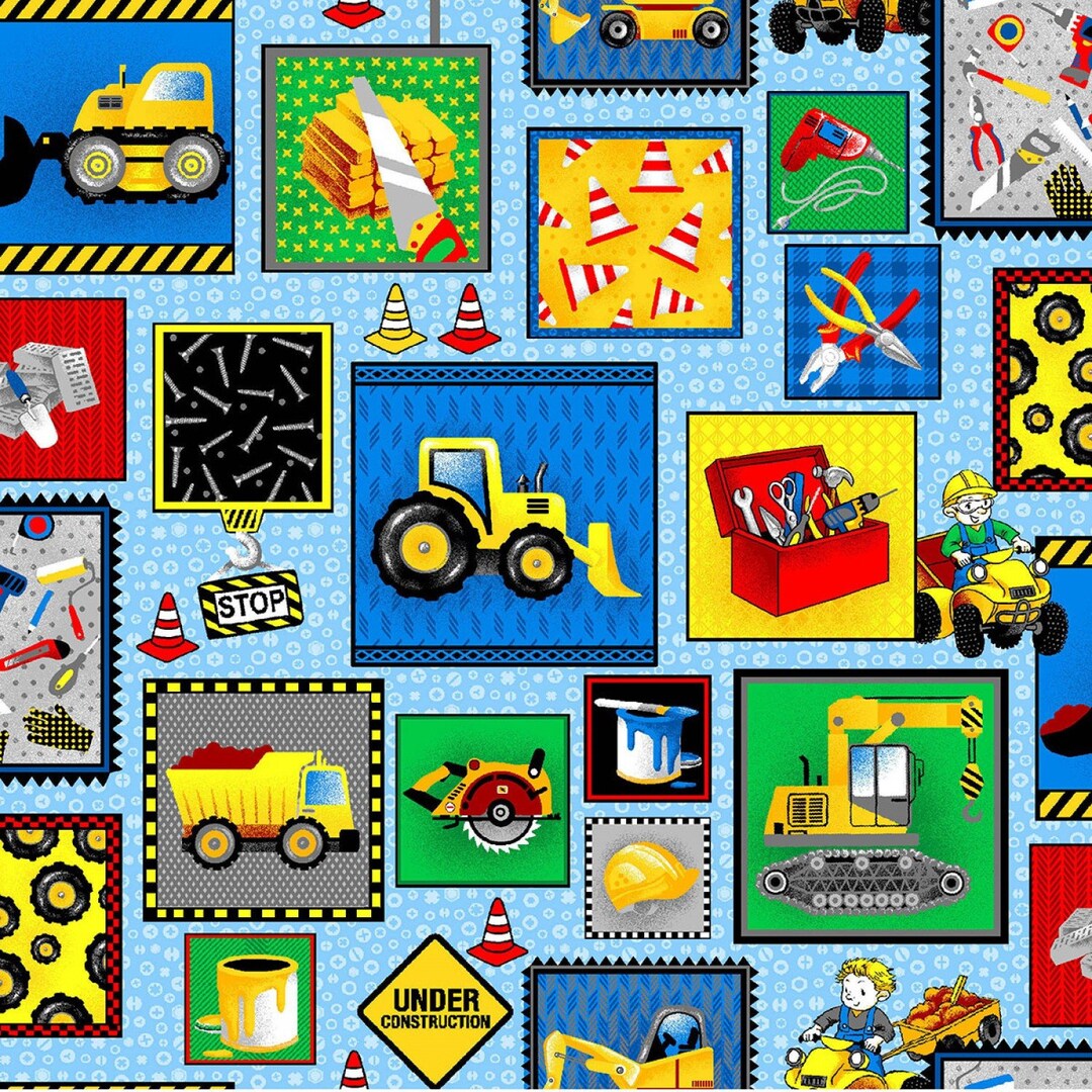 Tiny Builders - Pattern # 112-31251 - Building 101 Construction Patch ...