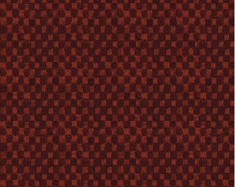 Burgundy Check Fabric - Etsy