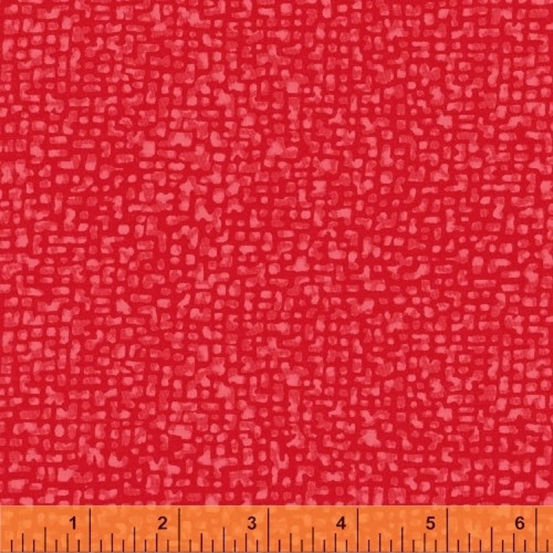 Candy Red Bedrock, Red Tonal Color # 50087-56, by Windham Fabrics, 100% ...