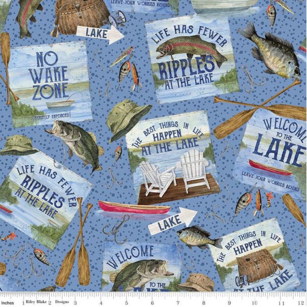 Lake Fabric - Etsy