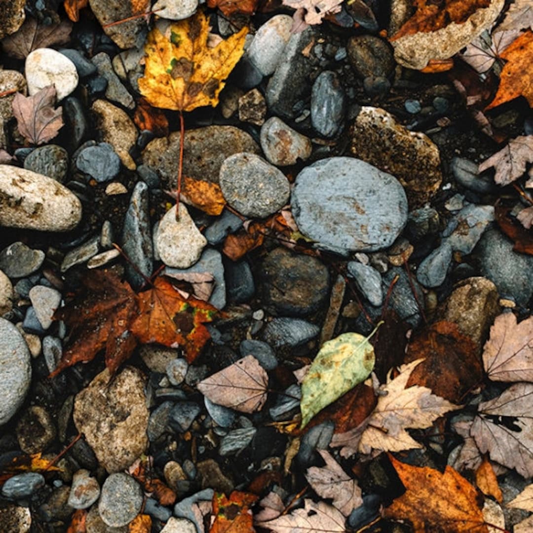 Call of the Wild Rocks and Fall Leaves u5065-20-natural by Hoffman ...