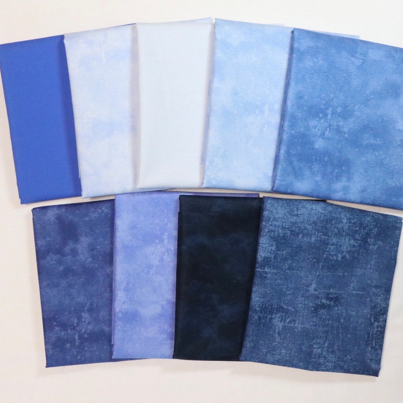 Dark Blue Fat Quarters - Etsy