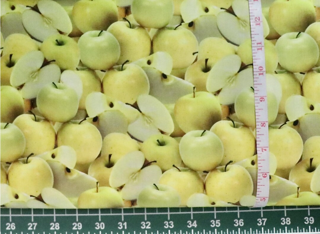 Golden Delicious Apples Allover - # DX-5254-4C - by David Textiles ...