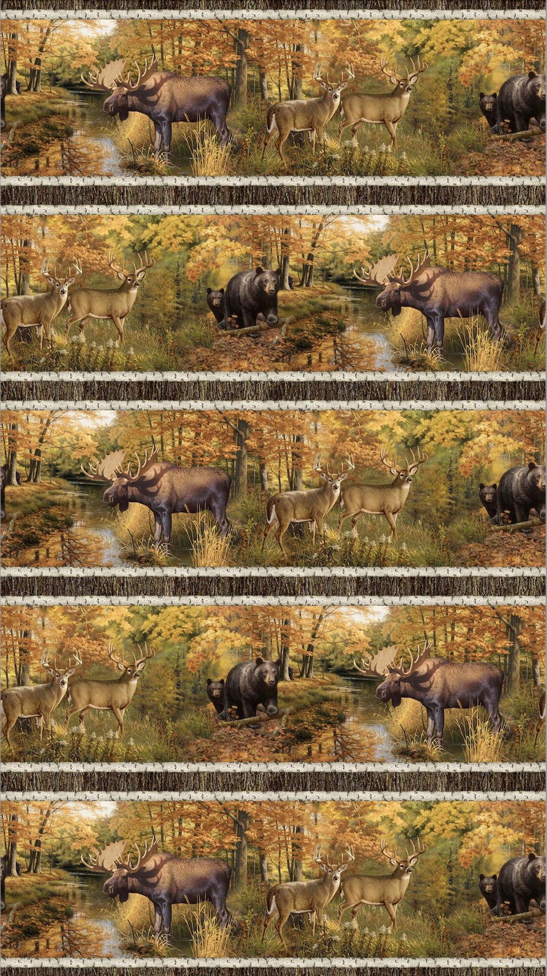 Wilderness - Naturescapes - Repeating Border Stripe - Pattern #DP27786 ...