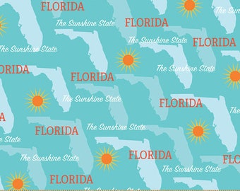 Florida State Cotton Fabric by Whistler Studios for Windham Fabrics ...