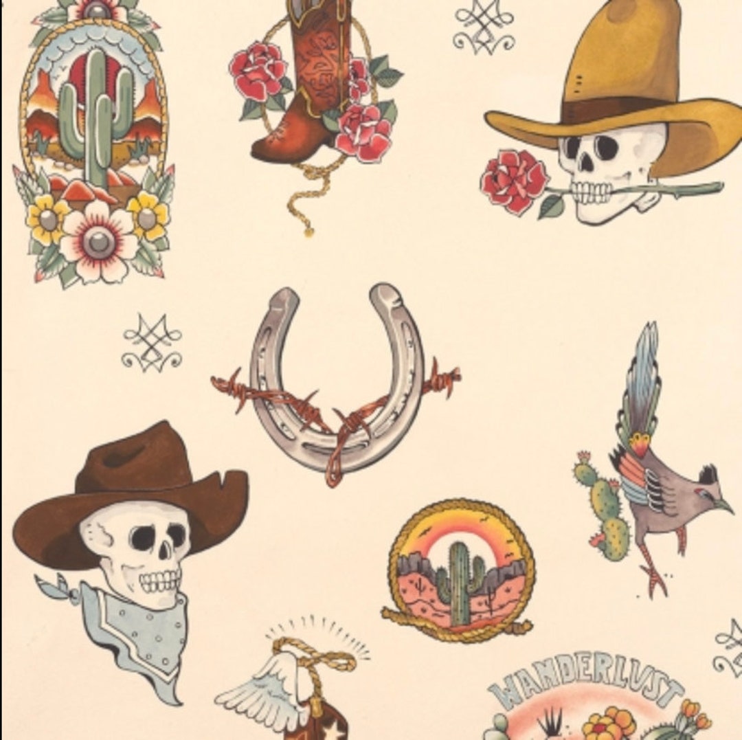 Forever Western - Tea Dye - #9059A - by Alexander Henry - 100% Cotton ...