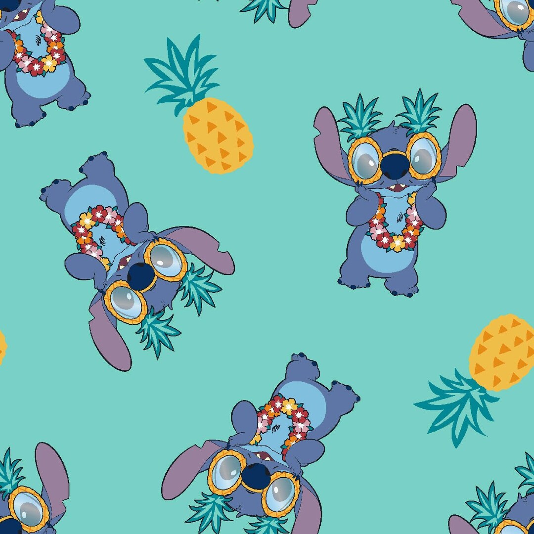 Disney Lilo & Stitch - Pattern # 73448 - Stitch Pineapple - by Springs ...