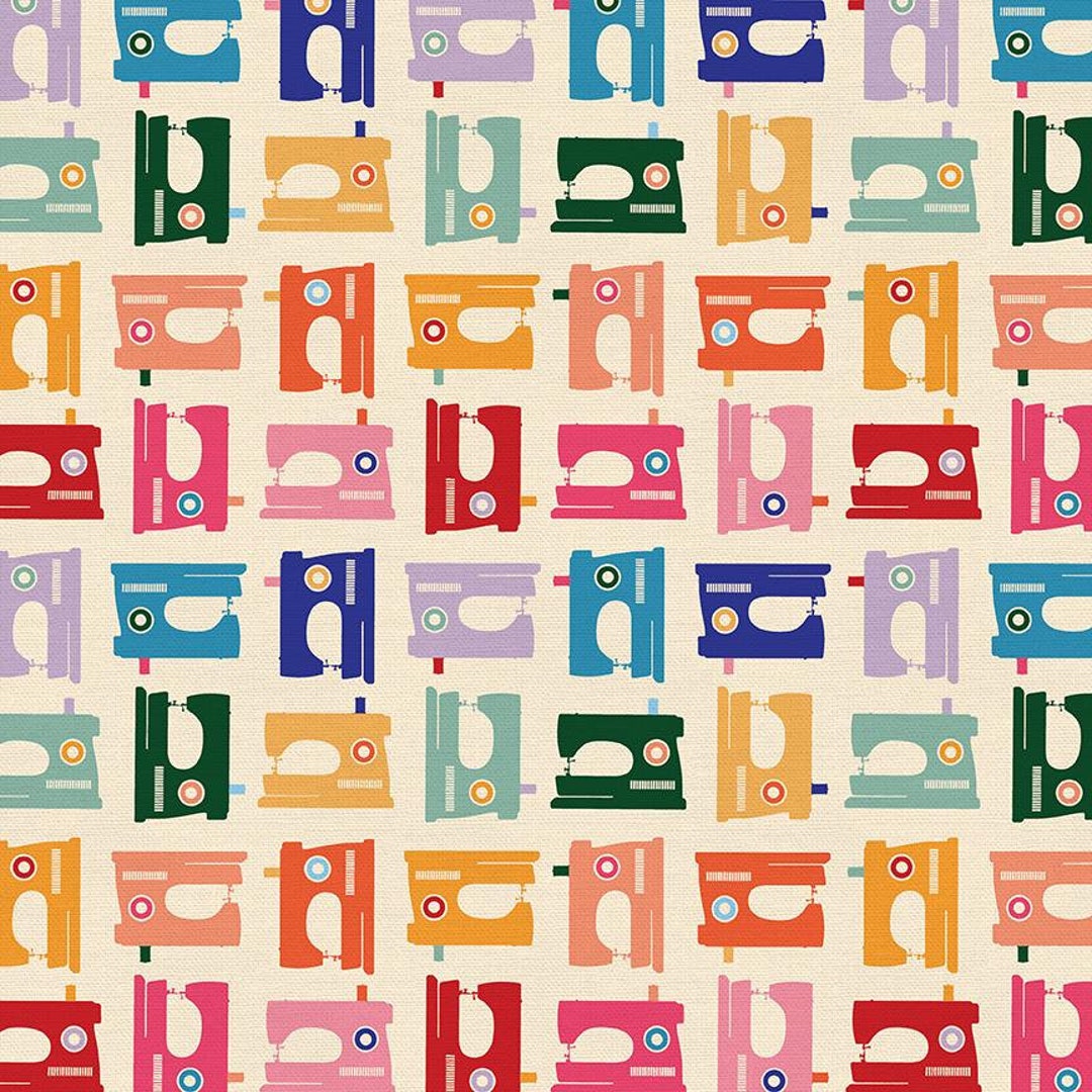 Sewing Mood - Sewing Machine Bright - Pattern # 120-21709 - by ...