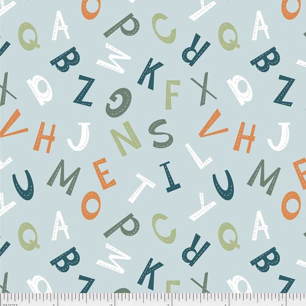 Alphabet Fabric - Etsy
