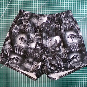CUSTOM BOXER SHORTS, Made to Order, Demonic Wolves - Gift for Gothic ...