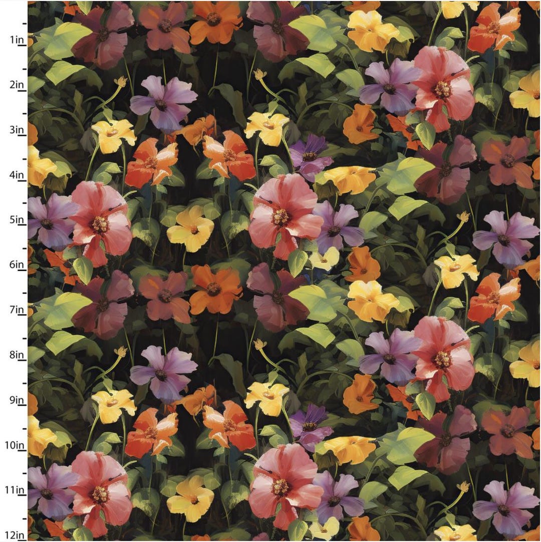 Fur-ever Friends 22972 Black - Morning Glory - by 3 Wishes Fabrics ...