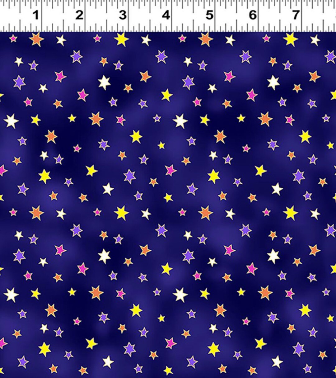 Celestial Magic - Stars - by Clothworks - Pattern #Y3166-95 INDIGO ...