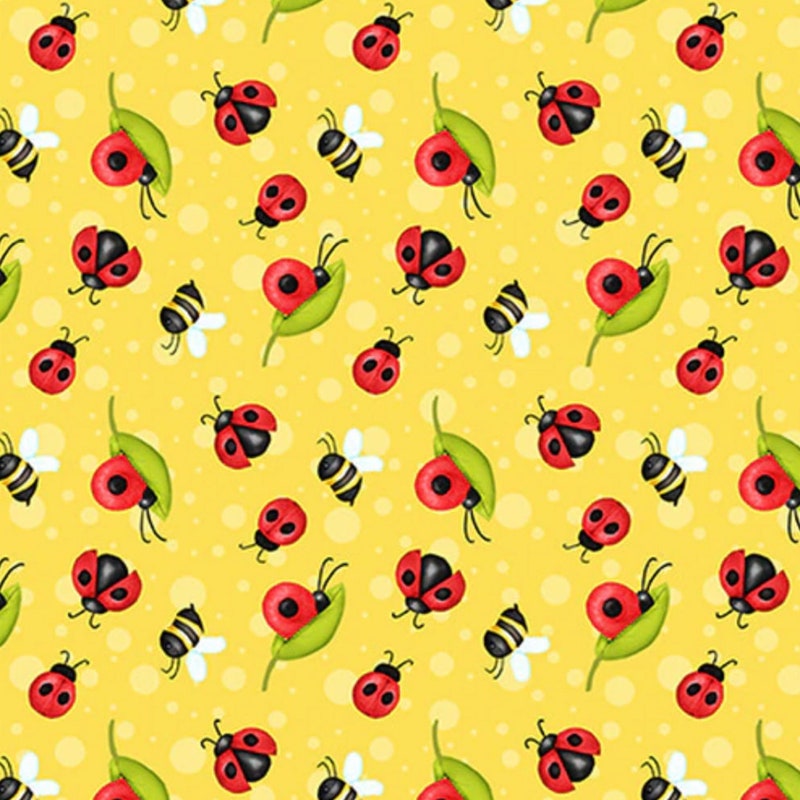 Ladybug Fabric - Etsy