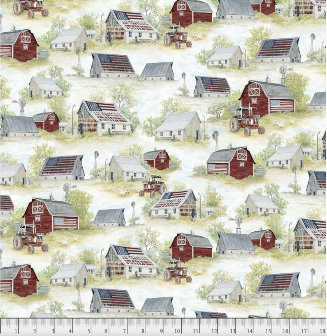Last 34 Inches - Farmhouse Americana - Scenic Barns - # 5757 - by P & B ...