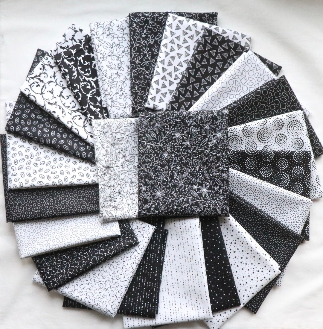 Salt and Pepper Full Collection - 24 Piece Fat Quarter Set -by P & B ...