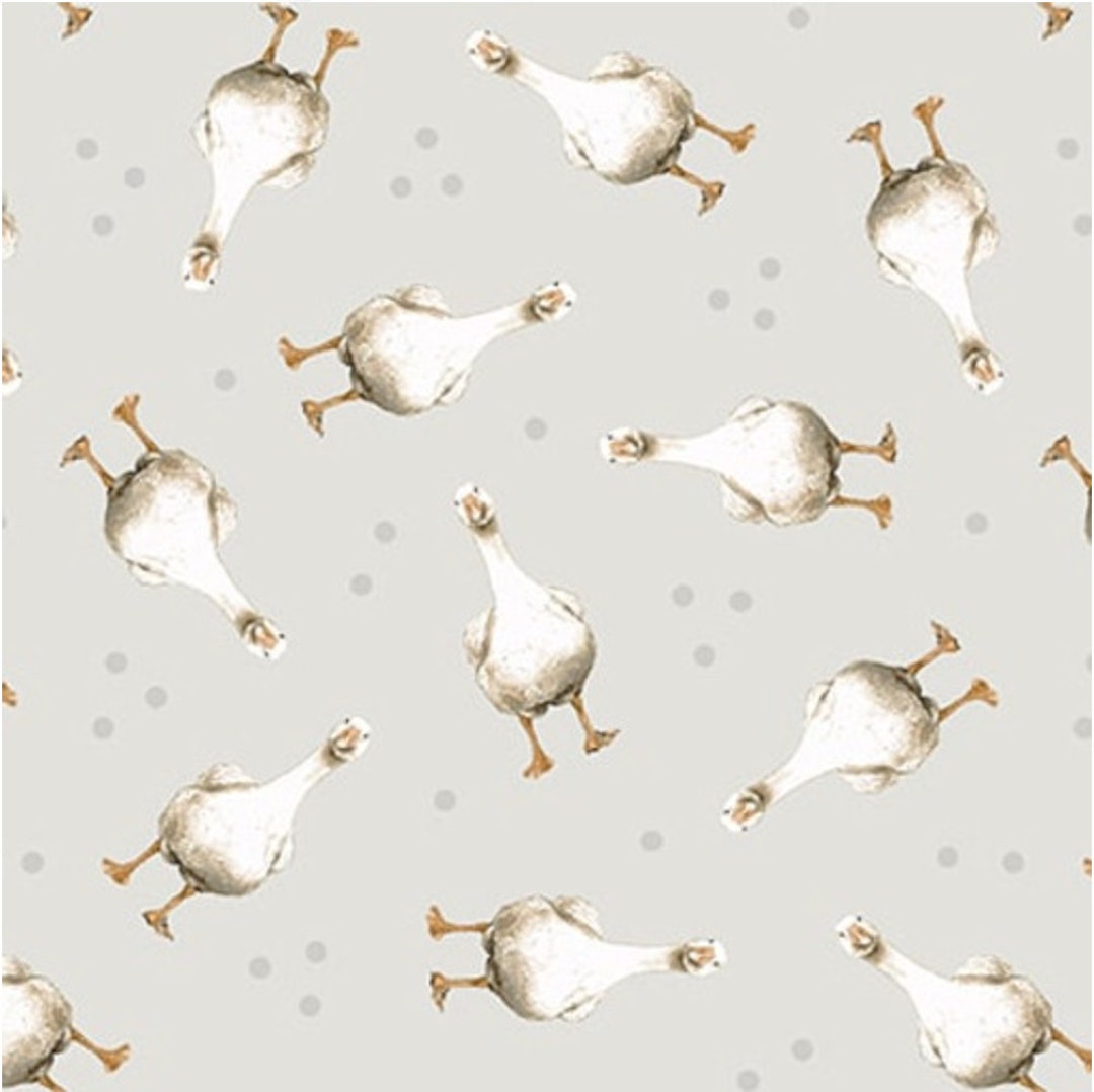 A Beautiful Day - Tossed Geese - #1100-90 Lt Gray - by Henry Glass ...