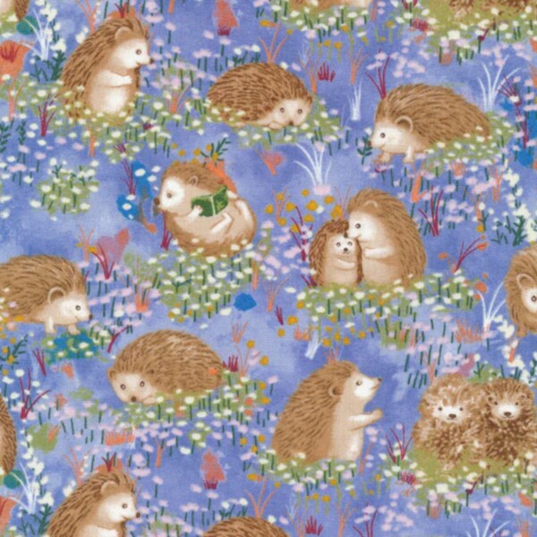 Hedgehog Fabric - Etsy