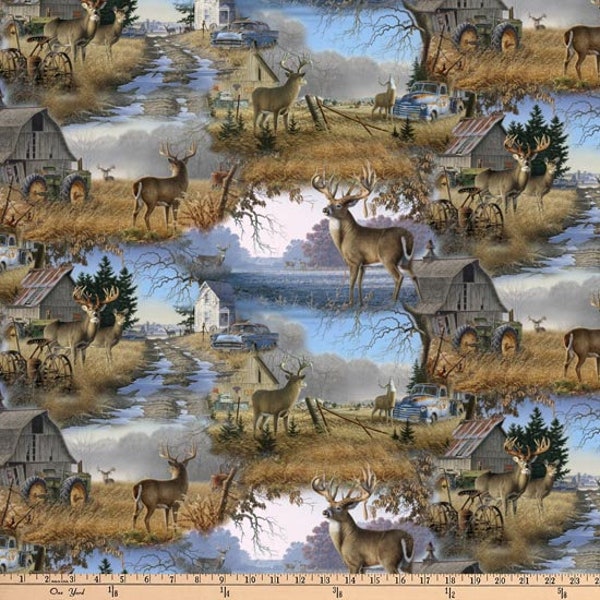 Deer Fabric - Etsy