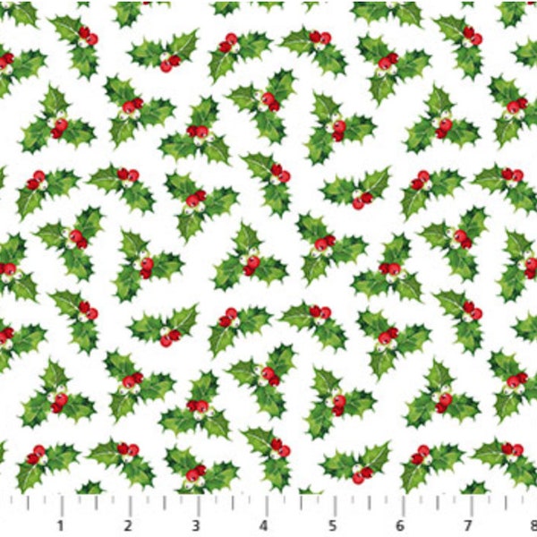 Holly Berries Fabric - Etsy