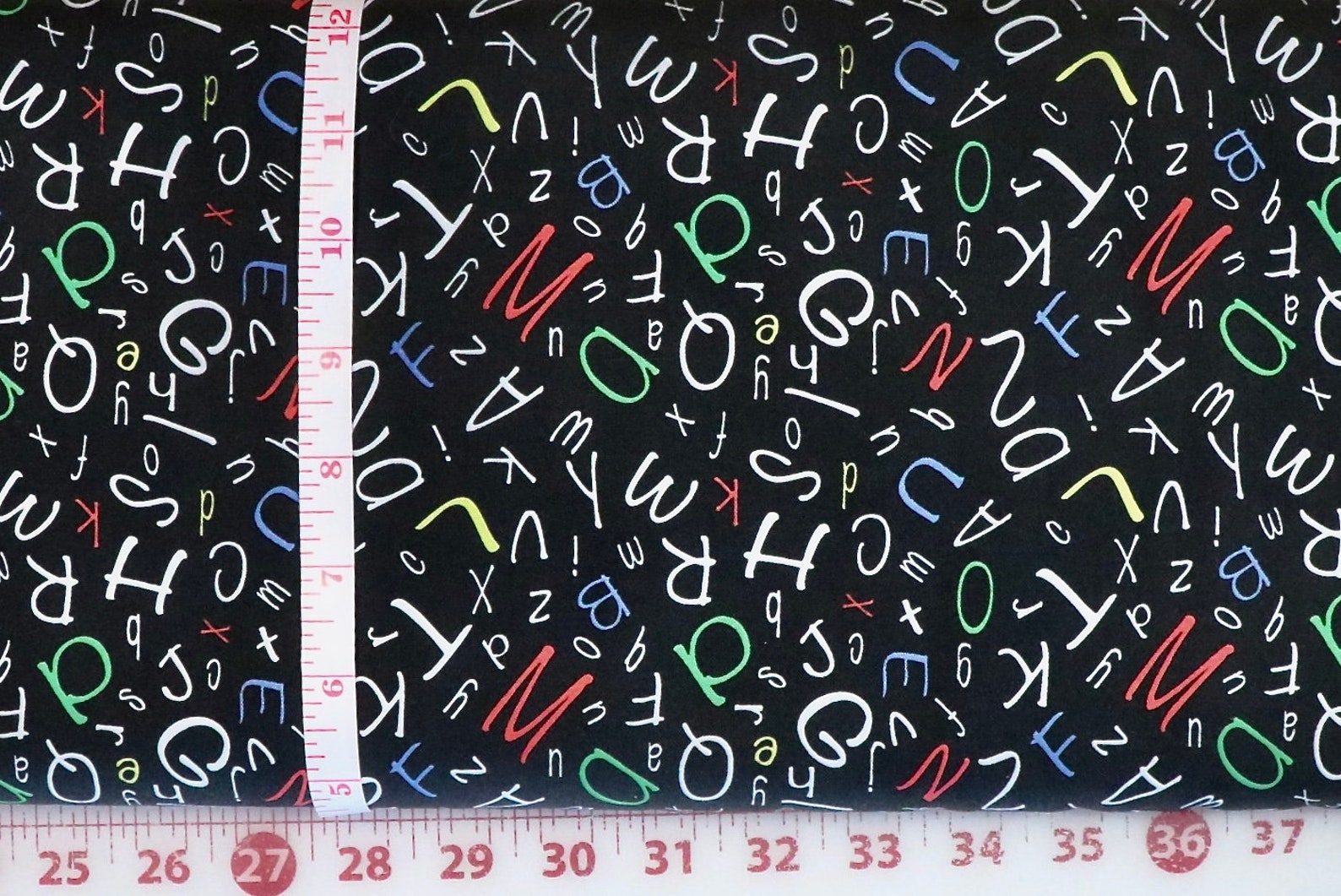 Alphabet Soup Alphabet Toss Black 1649-28210-J by - Etsy