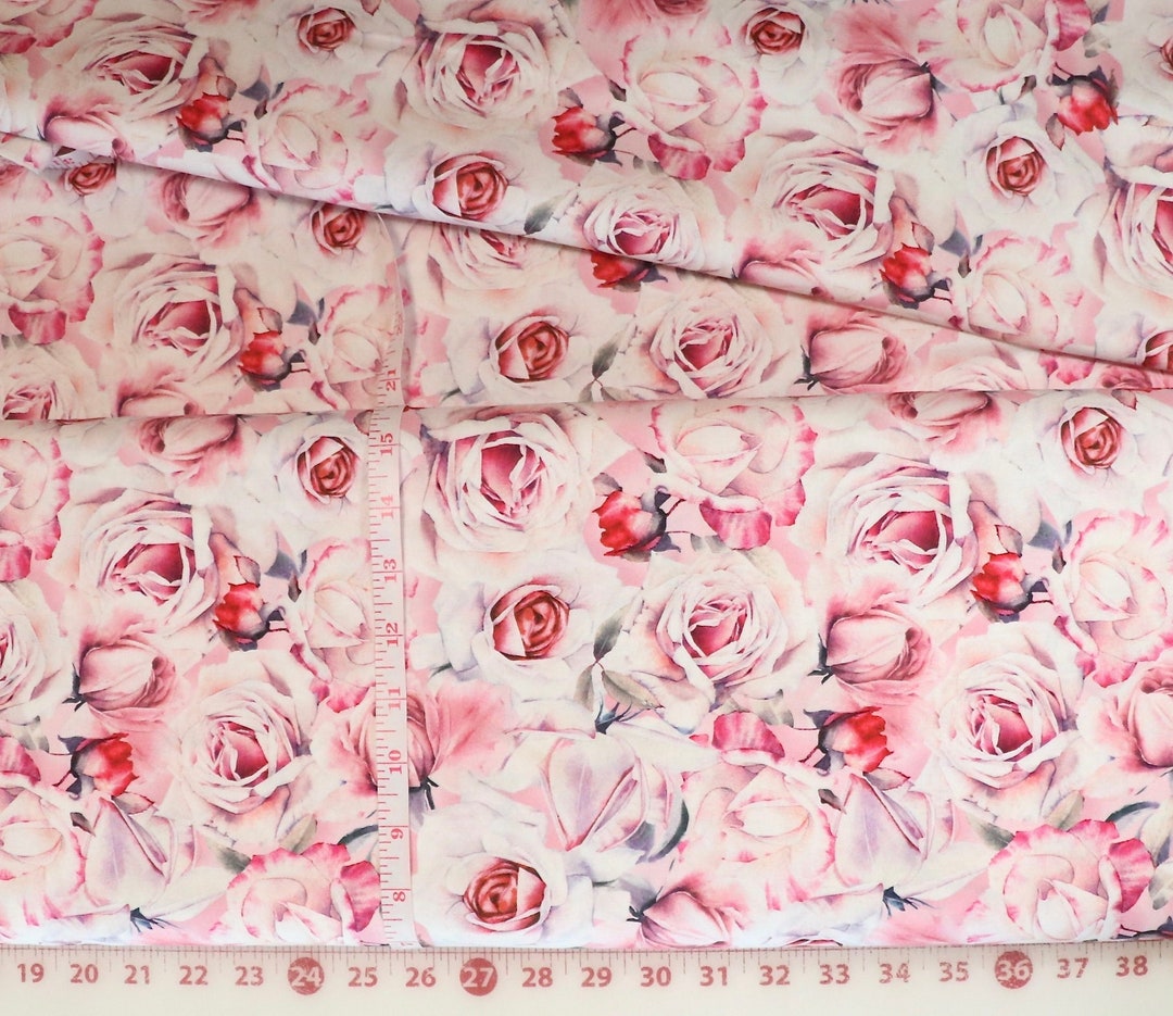 Rose Relief - Pattern # DCX10066-PETA-D - Packed Pink Roses - by ...