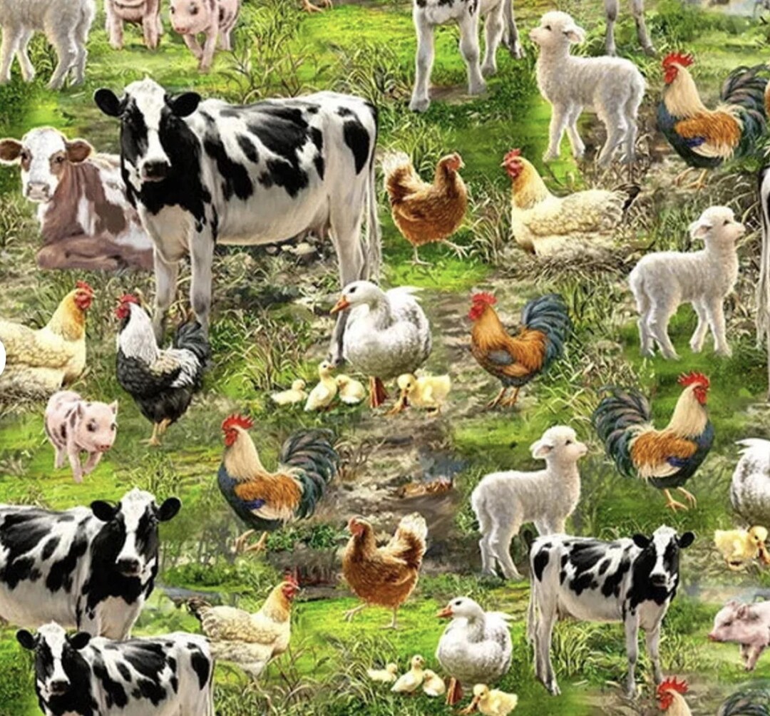 CUSTOM BOXER SHORTS - Made to Order - Farm Animals - Choose Size ...