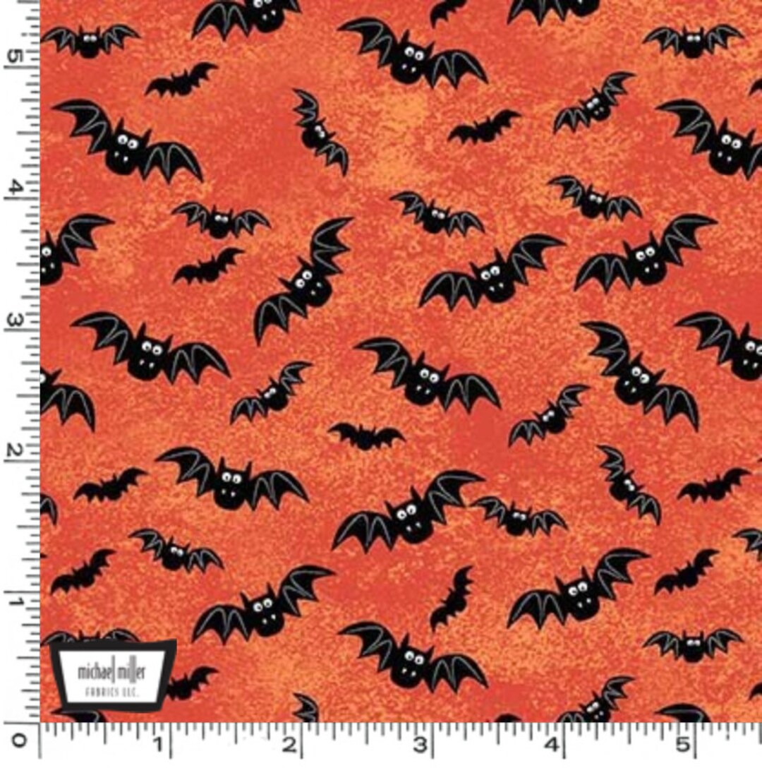 Flying Bats - Halloween Season - Pattern #DC10940-ORAN-D - by Michael ...