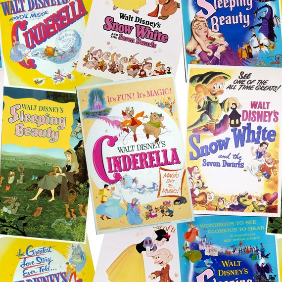 Disney Classic Posters 73659-A620715 Classic Princess - Etsy