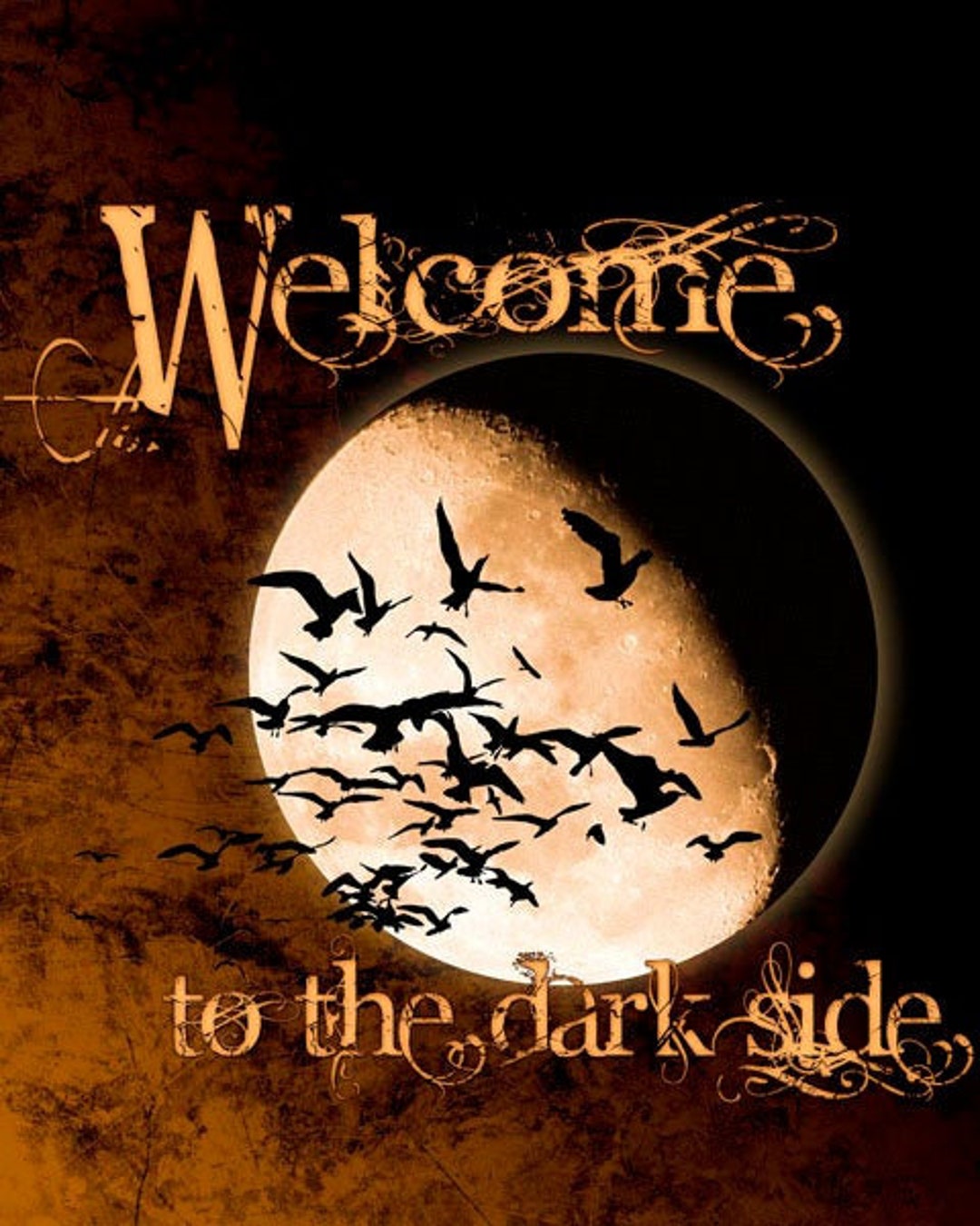 Welcome to the Dark Side Spooky Halloween, Springs Creative Full Yard ...