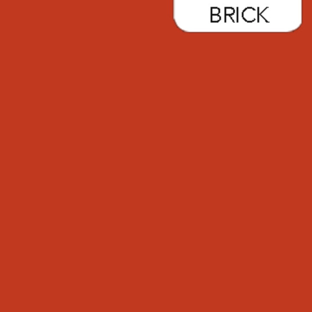 Northcott Colorworks Premium Solid # 9000-38 - Brick Red - 100% Cotton ...