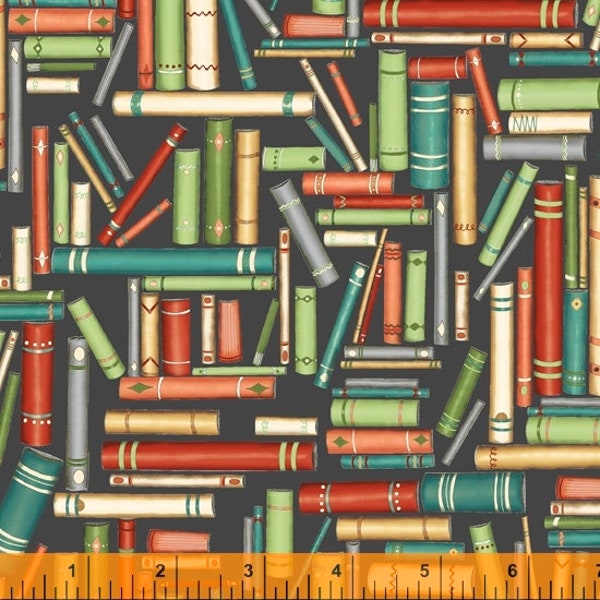 Library Book Fabric - Etsy