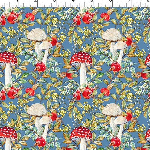 Mushroom Fabric - Etsy