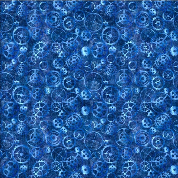 Gears Fabric - Etsy