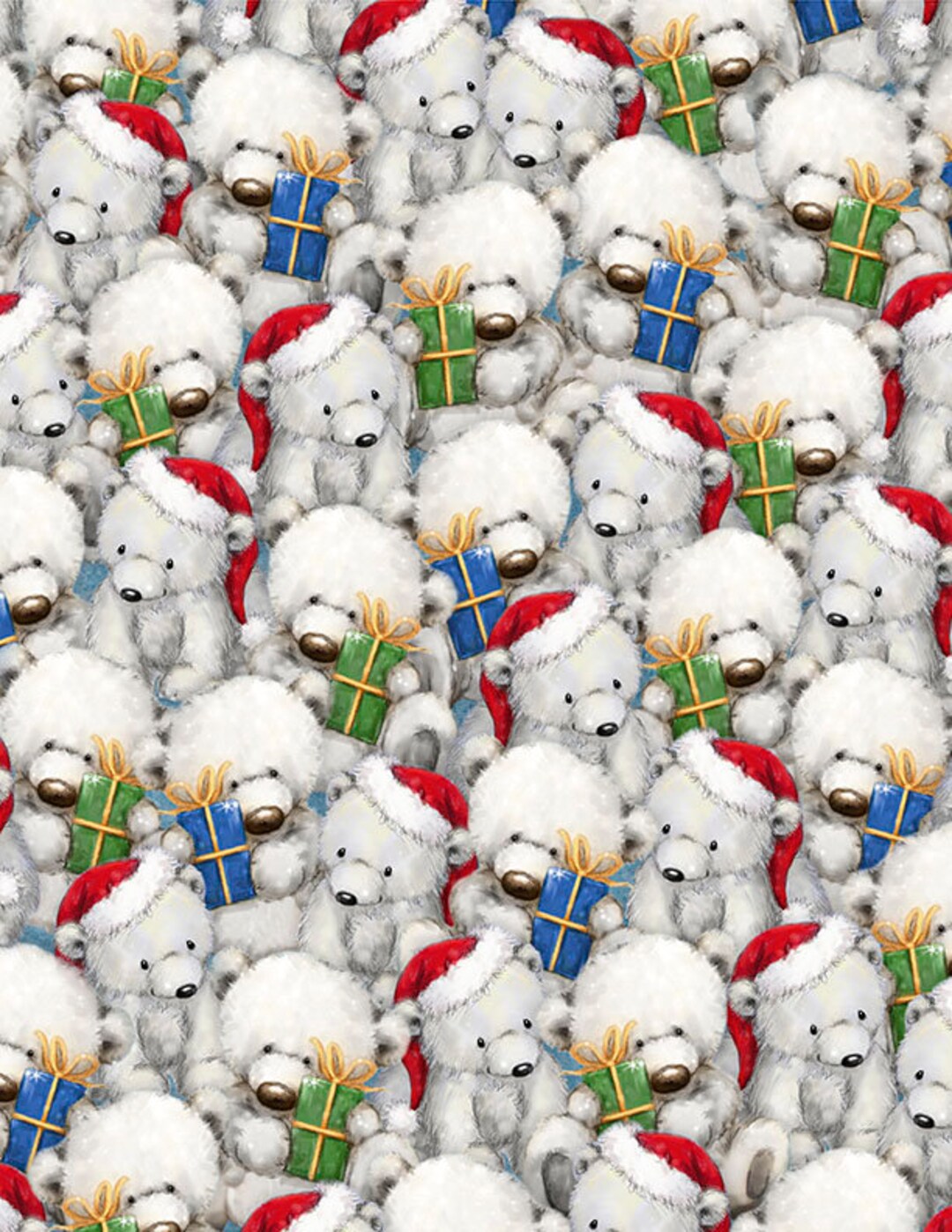 Woodland Gifts - Packed White Bears With Gifts - #3043 45165 174 - by ...